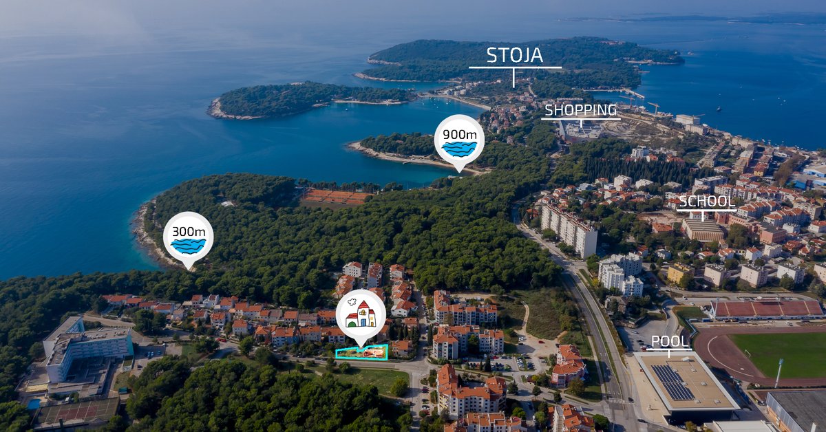 Jedno od atraktivnijih mjesta u Puli za fantastičan dom - Stoja ...