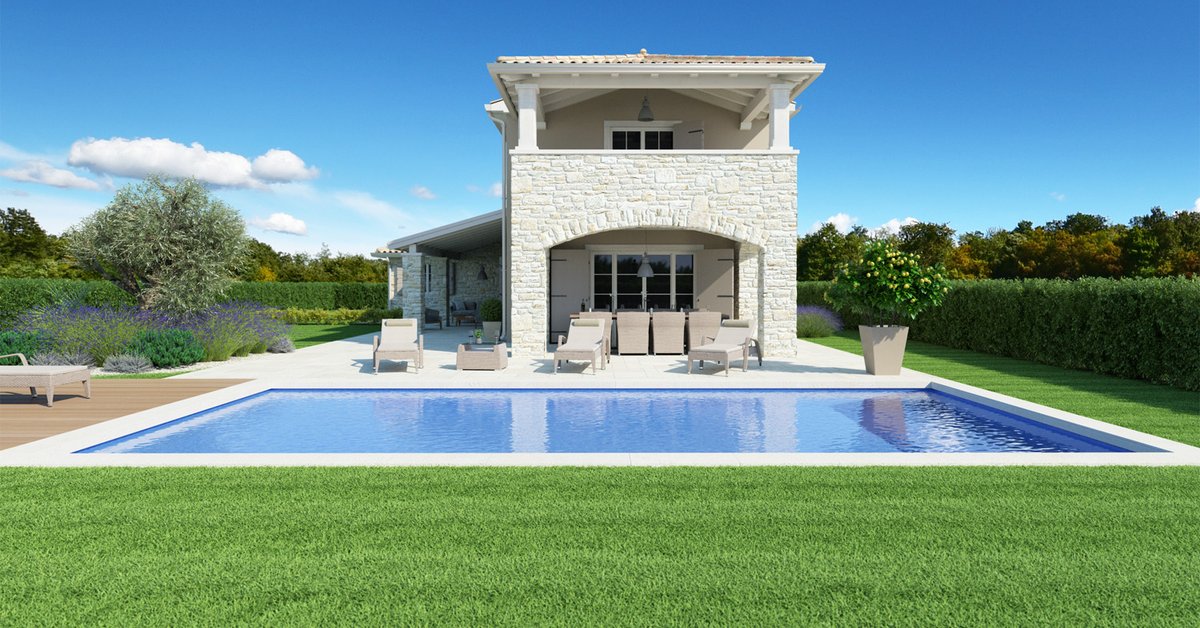 Projekt izgradnje vile u malome mjestu nedaleko od Višnjana, Poreč ...